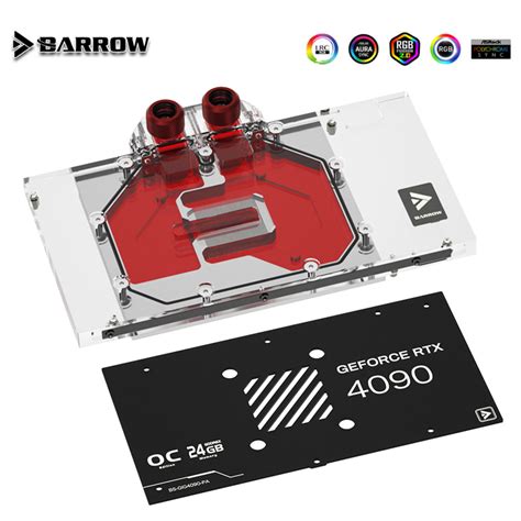 Gpu Block Rtx 4090 Gigabyte Aorus Barrow Rgb Power Up Water Cooler