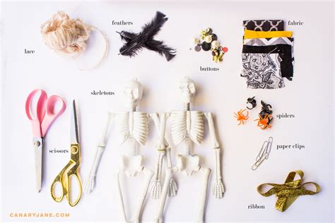 DIY SKELETON FAMILY Canary Jane