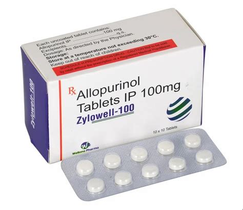 Allopurinol 100 Mg Tablets At ₹ 35stripe Allopurinol Tablet In