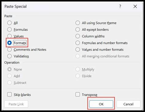 Excel Format Painter