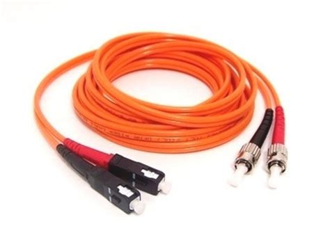 1m Stsc Multimode Duplex 625125 Fiber Optic Cable Micro Connectors