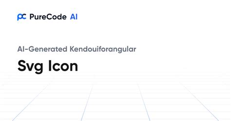 Build Great Kendouiforangular Svg Icon Components Faster Using Ai Tools