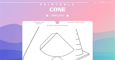Best Free Printable Cone Templates PDF
