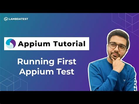 How To Run Your First Appium Test Script Appium Testing Tutorial