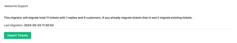 Ticket Importer Fluent Support