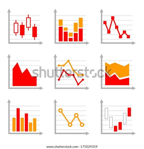 Business Infographic Colorful Charts Diagrams Set Stock Vector Royalty Free 175029359