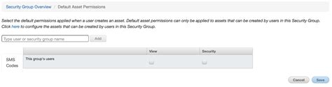 Sms Code Permissions