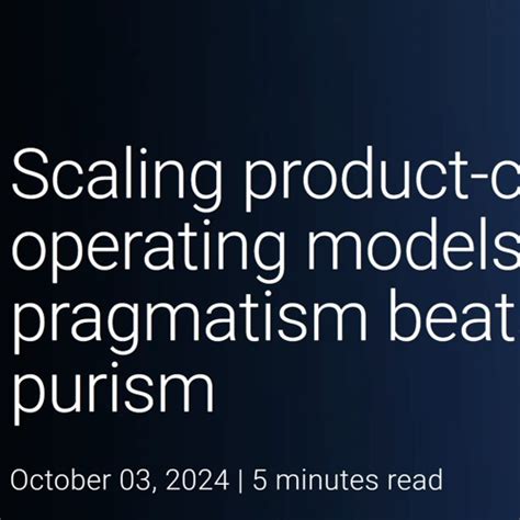 Stream Episode Product Centric Operating Model Summary By Pods Podcast