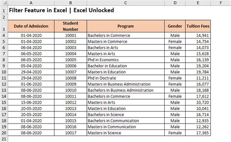 Filtering Columns In Excel Word и Excel помощь в работе с программами
