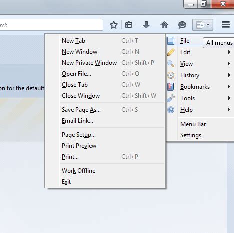 How To Add A Menu Bar Button To Firefox Toolbar Tip Reviews News Tips And Tricks