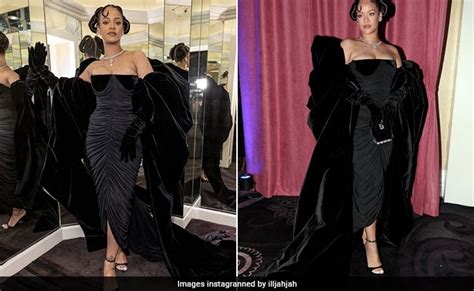 Rihanna Came Fashionably Late To The Golden Globe Awards 2023 But In A