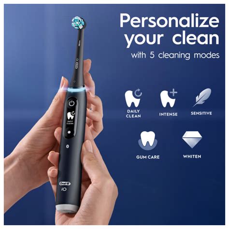 Oral-B iO6 Ultimate Clean Electric Toothbrush Black Lava