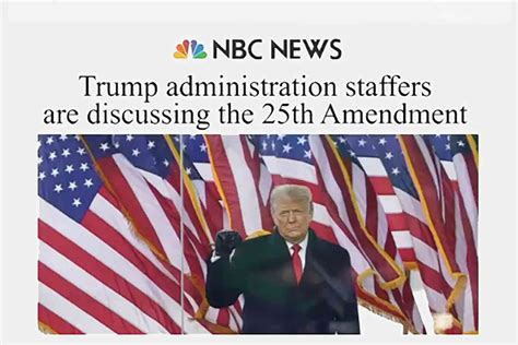 Heres A Compilation Of The Media Calling For The 25th Amendment To Be Invoked During The Trump