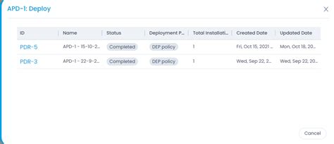 automatic patch deployment list serviceops