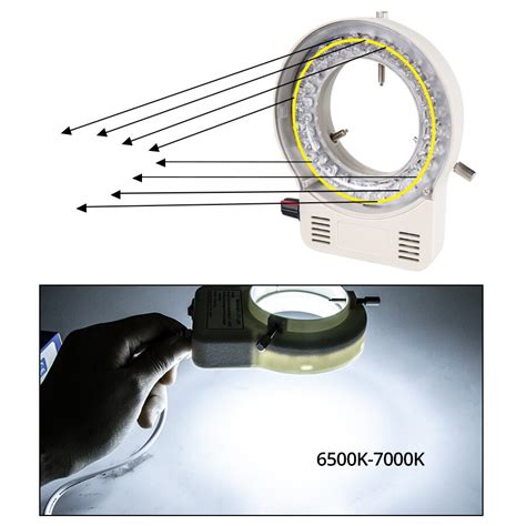 45w 100v 240v Adjustable Microscope Led Ring Ligh Grandado