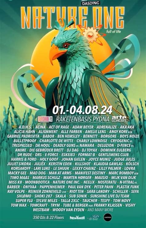 2024 08 02 Aka Aka Nature One Full Of Life Dj Sets Tracklists