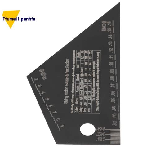 1 Pc สแตนเลสคอ Fingerboard วัดไม้บรรทัด Fret Rocker กีตาร์ Luthier เครื่องมือสําหรับกีตาร์เบสคอ