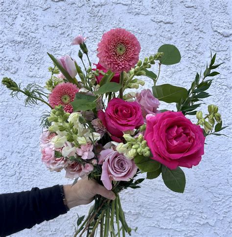 Pinky Promise Wrapped Bouquet By Kati Mac Floral Designs