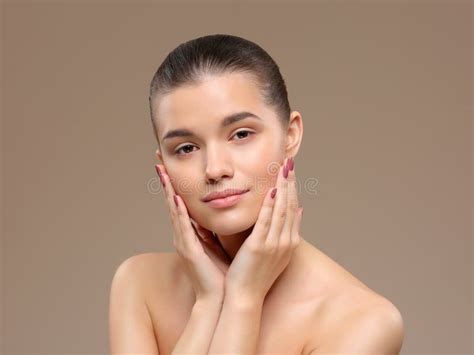 Portrait Of A Beautiful Woman Spa Treatments Stock Image Image Of
