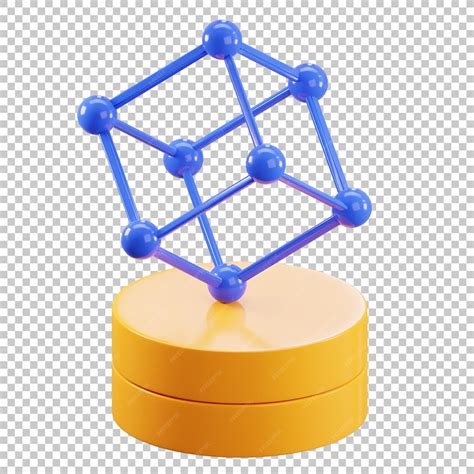 Premium Psd 3d Render Illustration Of Data Structure Isolated Premium Psd