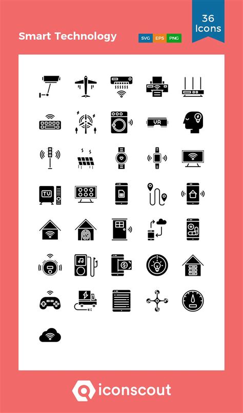 Smart Technology Icon Pack 36 Free Download Science And Technology