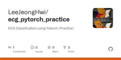 GitHub LeeJeongHwi Ecg Pytorch Practice ECG Classification Using