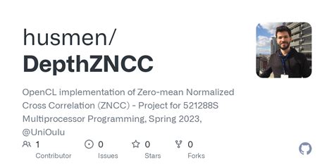 Github Husmendepthzncc Opencl Implementation Of Zero Mean