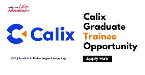 Calix Graduate Trainee Jobs Apply Now Jobcode
