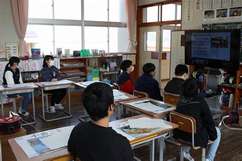 6年生石川県羽咋市立瑞穂小学校との交流