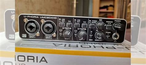Внешняя звуковая карта behringer купить в Москве | Хобби и отдых | Авито