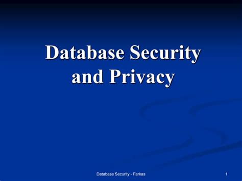 database security design ppt