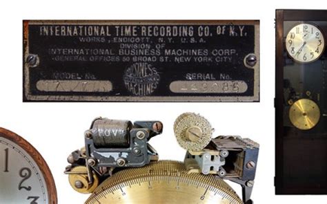 Antique IBM Master Program Clock Metal Disc Type