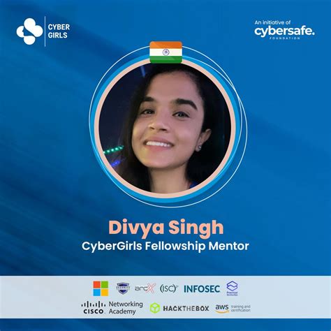 Divya Singh On Linkedin Cybergirlsfellowship Mentor Cybersecurity Mentorship Womenintech