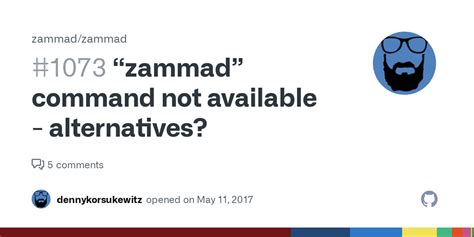 Zammad” Command Not Available Alternatives · Issue 1073 · Zammad