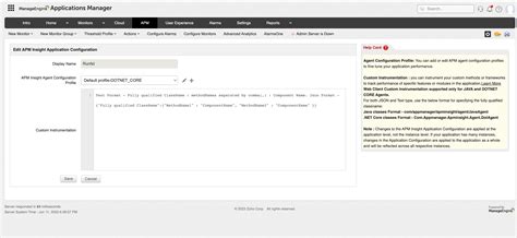 Configuring Application Filters Apm Insight Net Core Agent