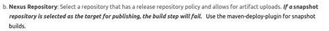 Uploading Snapshot Artifacts Via Rest Api Sonatype Nexus Repository
