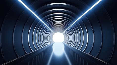 Una Luz Al Final De Un Túnel Foto Premium