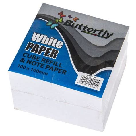 Memo Cube Refill Note Paper White 500 Sheets