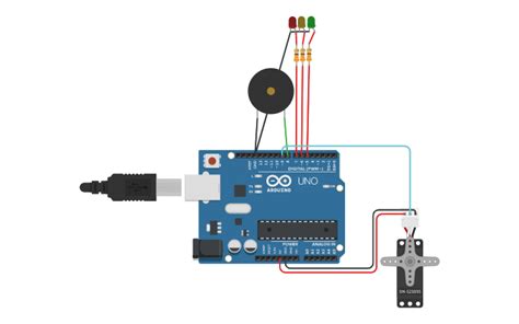 Circuit Design Tren Tinkercad