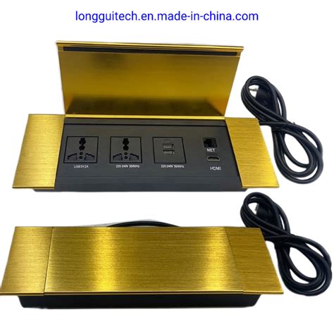 Hdmi Table Top Socket China Furniture Cable Box And Aluminium Box