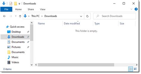 downloads folder