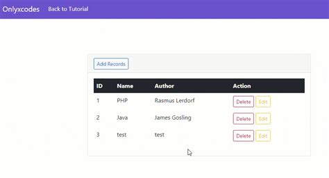 Demo Update Record Vue Function Vue Js Call