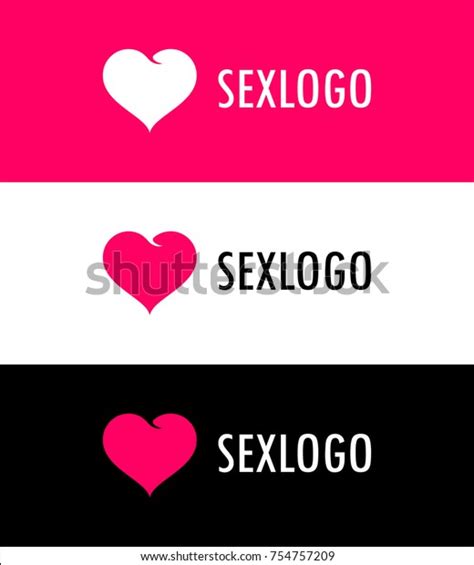 Sex Logo Heart Like Girl Bum Stock Vector Royalty Free 754757209 Shutterstock