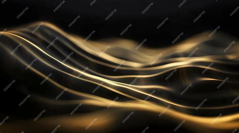 Premium Photo Wavy Lines Abstract Minimal Elegant Dark Motion Background Seamless Looping For