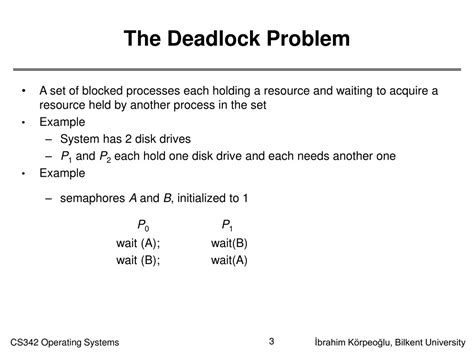 Ppt Chapter 7 Deadlocks Powerpoint Presentation Free Download Id