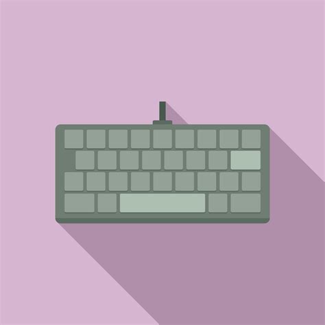 Computer Keyboard Icon Flat Style Vector Art At Vecteezy