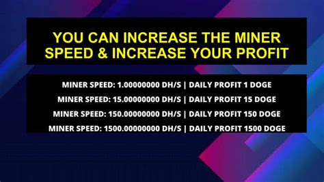 optimize mining efficiency and powering up miner speed to maximise