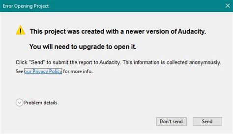 Unable To Open Project Windows Audacity Forum
