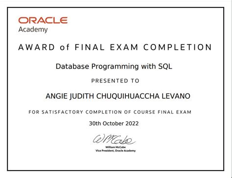 Angie Judith Chuquihuaccha Levano On Linkedin Sql Database Oracle