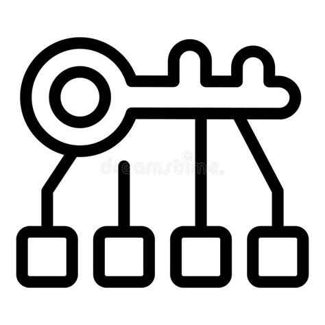 Key Unlocking Multiple Padlocks Representing Data Access And Security